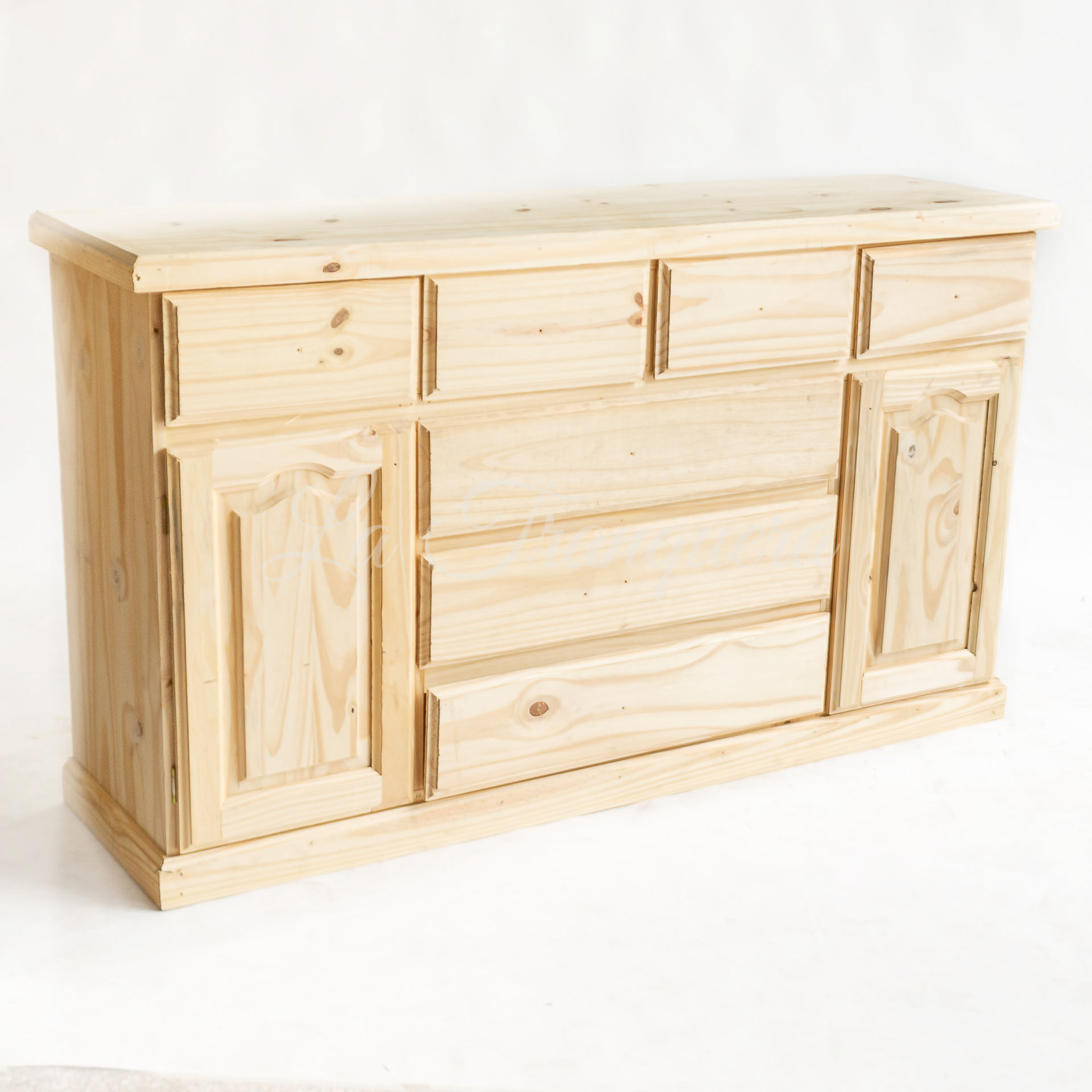 Comoda Linea Lisa 160 (4 cortos, 3 largos y 2 puertas)